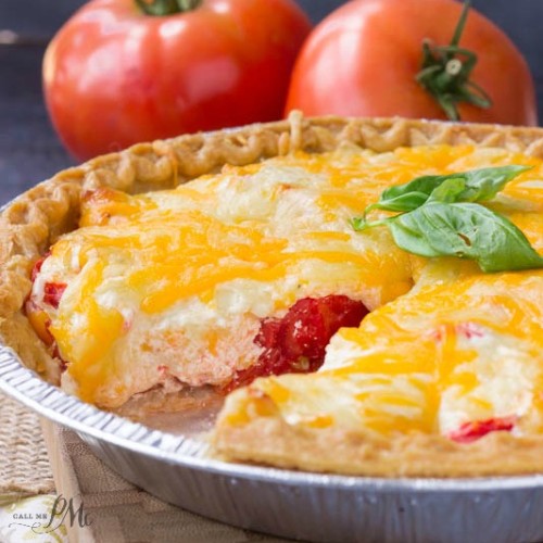 Traditional Southern Tomato Pie (Classic Cheesy Summer Tomato Pie)