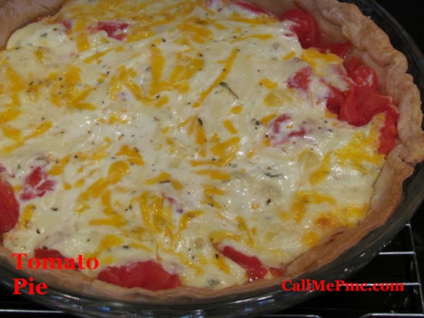 Traditional Southern Tomato Pie (Classic Cheesy Summer Tomato Pie) Call ...