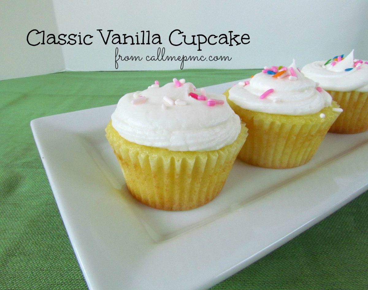 YOUR FAVORITE CLASSIC VANILLA CUPCAKE