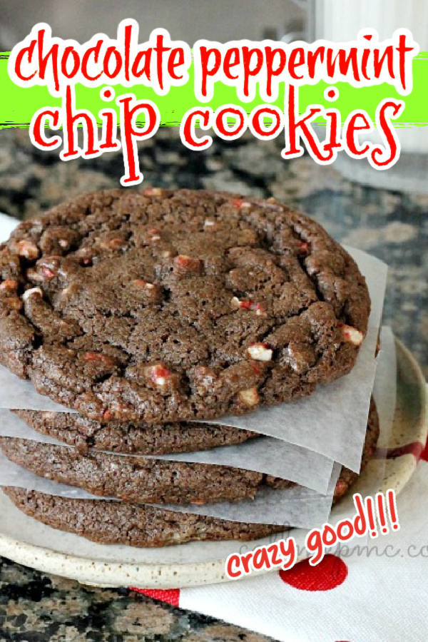 Peppermint Chocolate Chip Cookies