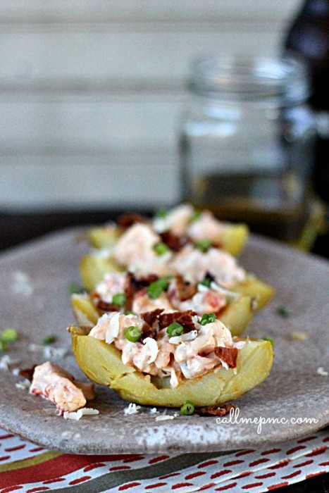 Buffalo Crawfish Potato Skins