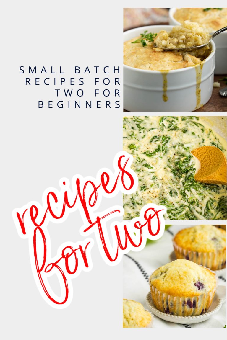 RECIPES FOR TWO FOR BEGINNERS