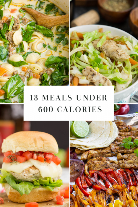 13 MEALS UNDER 600 CALORIES > Call Me PMc