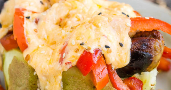 PHILLY CHEESE DOG LOADED POTATO
