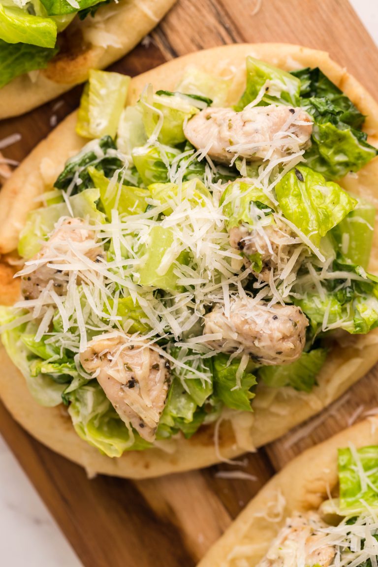 20 MINUTE CHICKEN CAESAR FLATBREAD