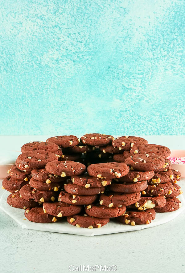 Red Velvet Cookie Tower