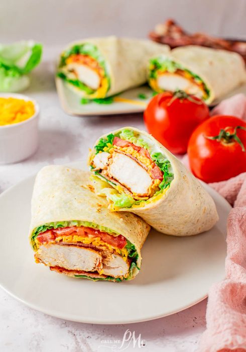 15 MINUTE CHICKEN BACON RANCH WRAP {Crack Wrap} Call Me PMc