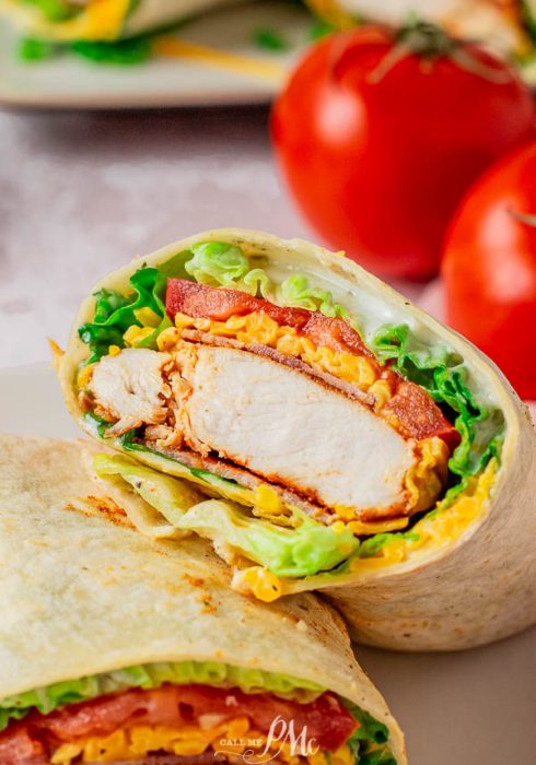 15 MINUTE CHICKEN BACON RANCH WRAP {Crack Wrap} Call Me PMc