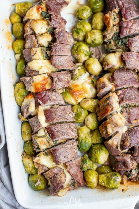 OVEN BAKED STUFFED FLANK STEAK