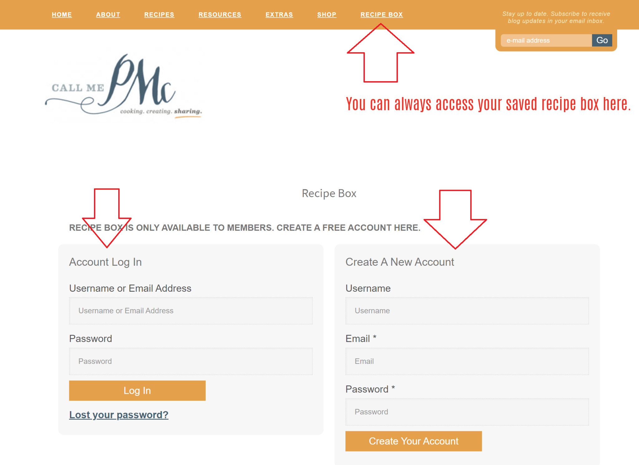 Recipe Box Frequently Asked Questions