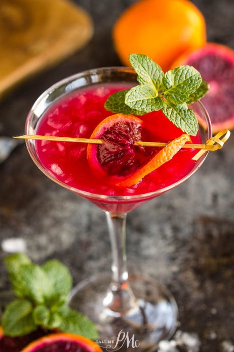 BLOOD ORANGE MARTINI RECIPE