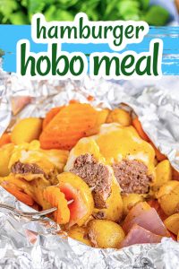 BURGER HOBO DINNER FOIL PACK