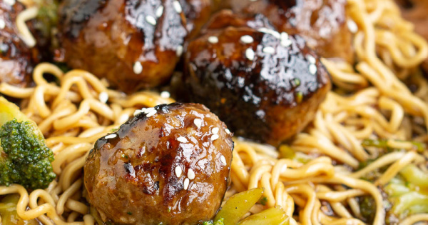MONGOLIAN MEATBALLS RAMEN RECIPE