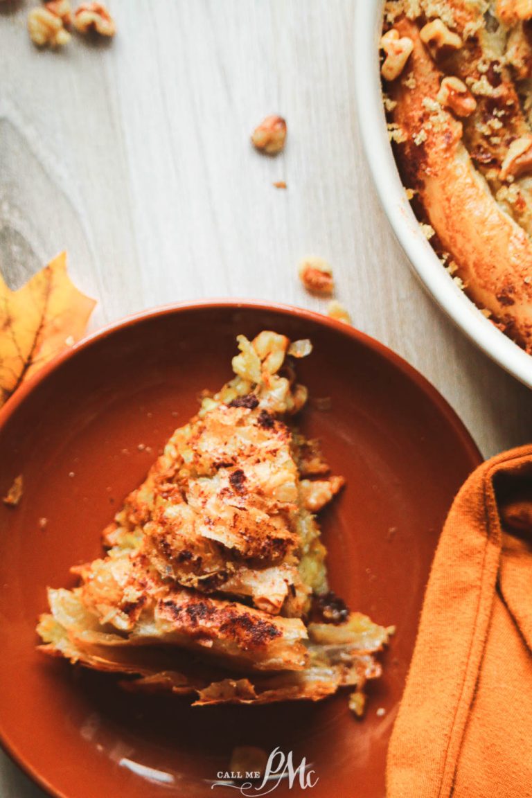 RUFFLED PHYLLO PUMPKIN CAKE