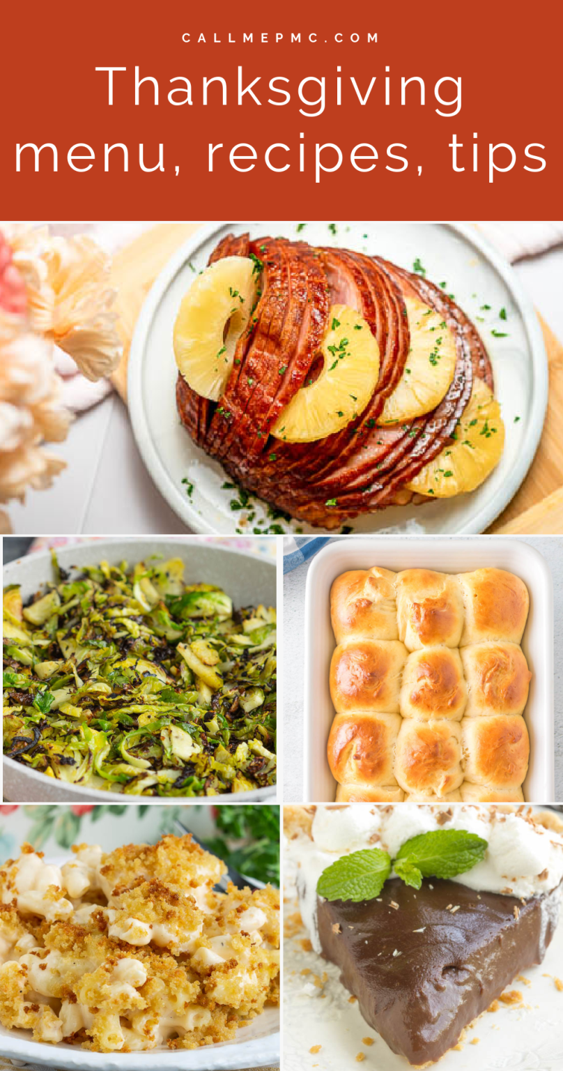 Thanksgiving Dinner Menu and Recipes