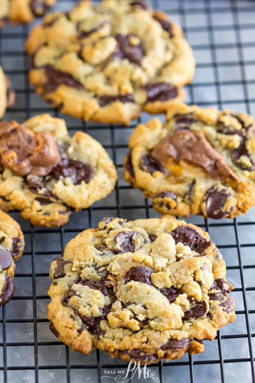 THICK CHOCOLATE CHIP SNICKERS COOKIES