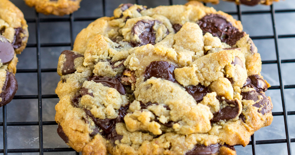 THICK CHOCOLATE CHIP SNICKERS COOKIES