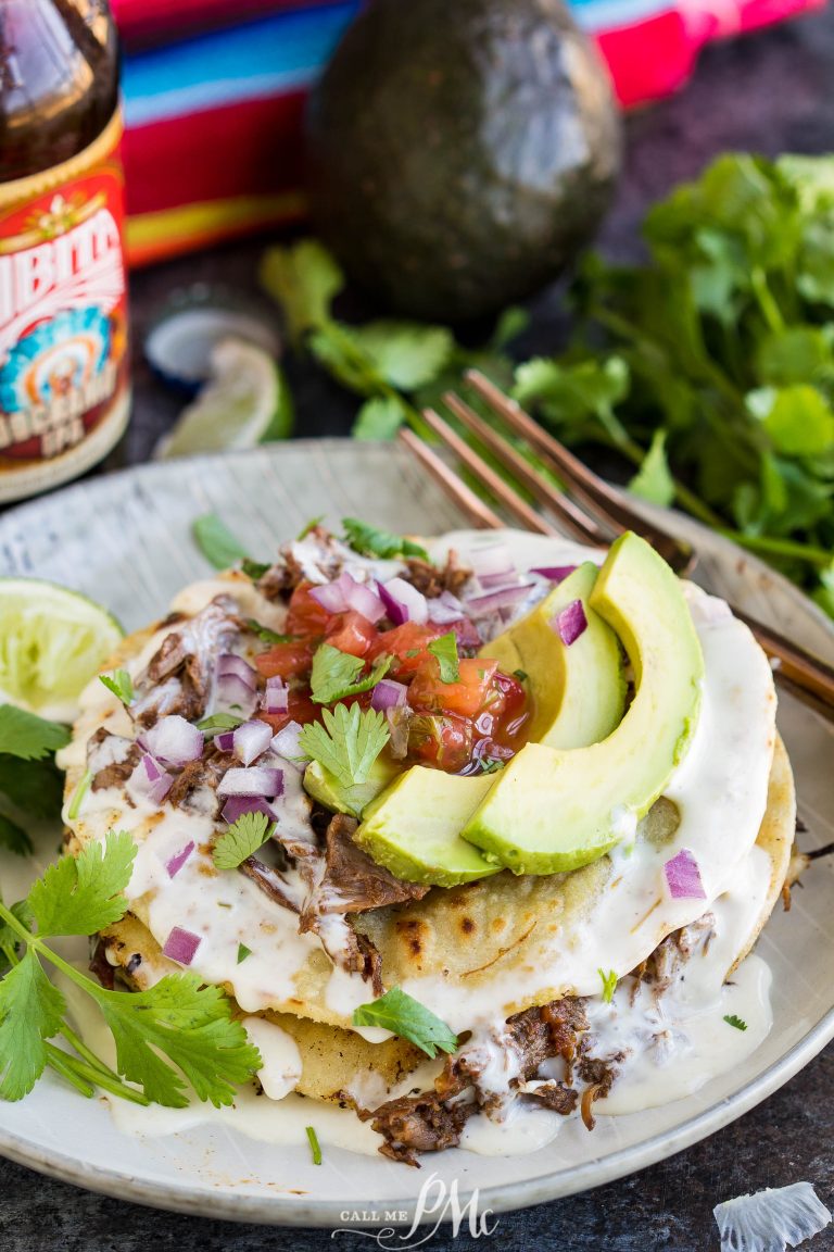 QUESABIRRIA STACK {Cheese Birrias Taco Stack}