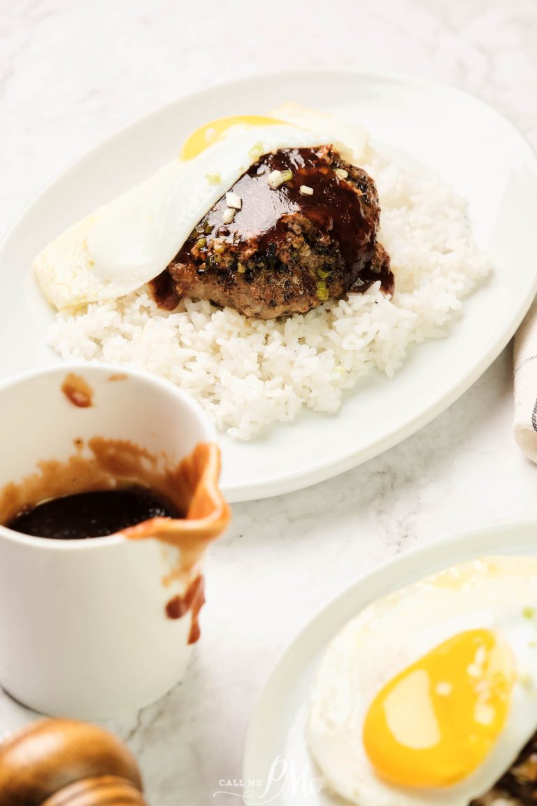Hawaiian Loco Moco {Hamburger Steak}