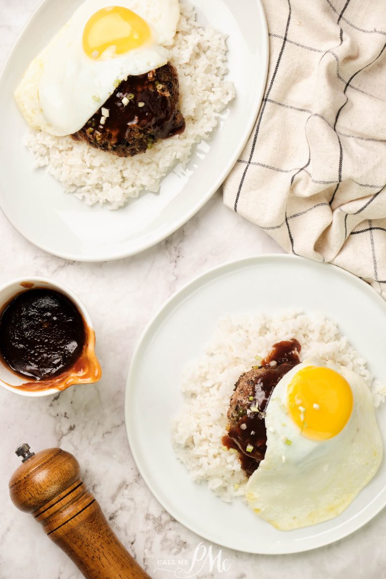 Hawaiian Loco Moco {Hamburger Steak}