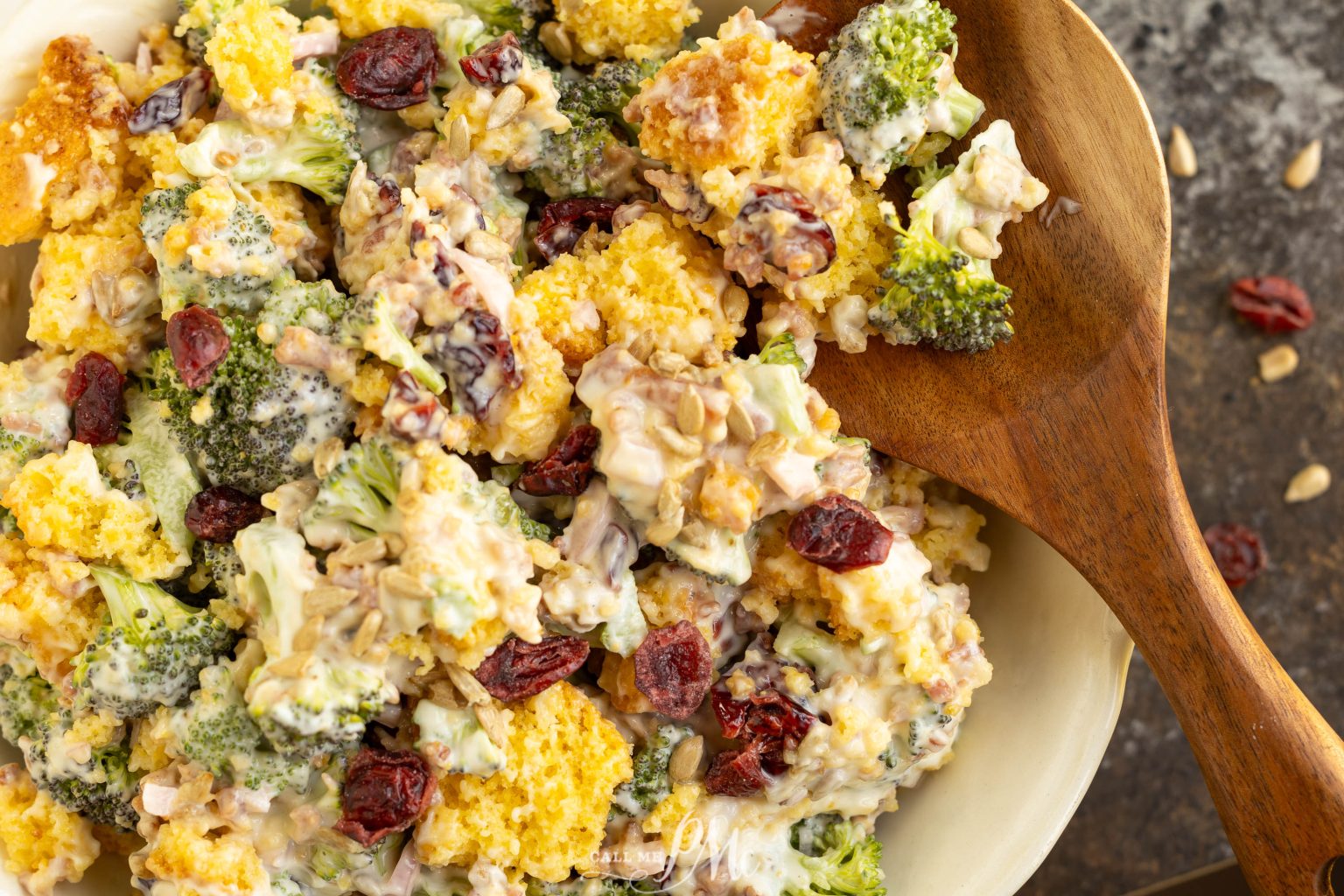 Broccoli Cornbread Salad Recipe