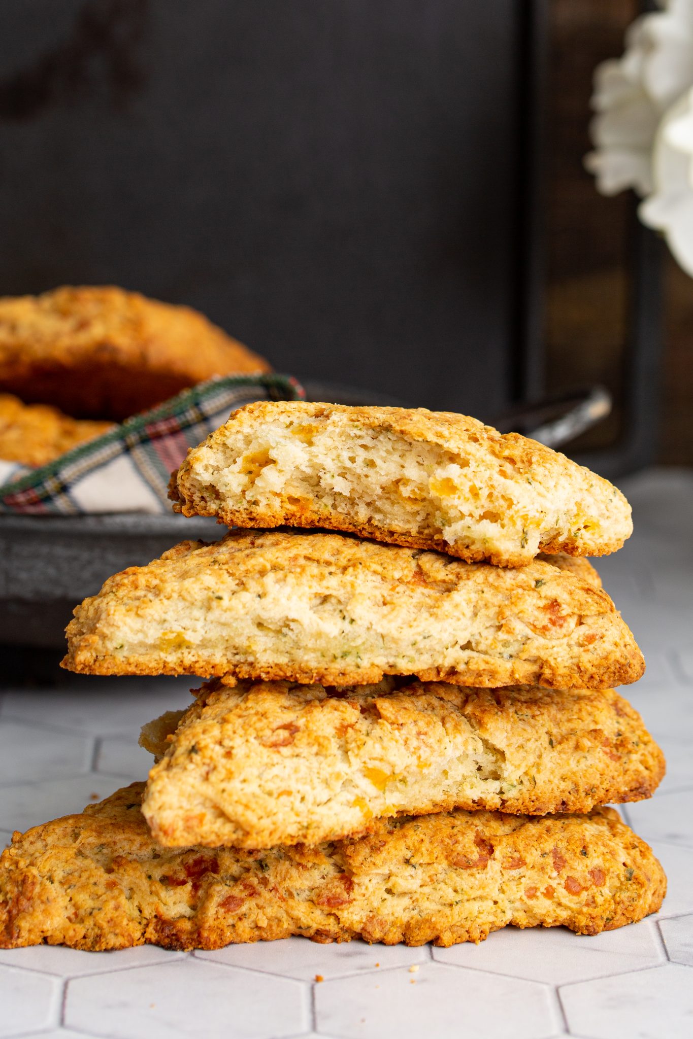 Cheddar Herb Scones