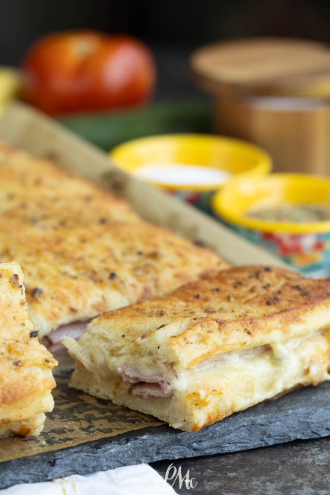 Ham and Cheese Slab Sandwich