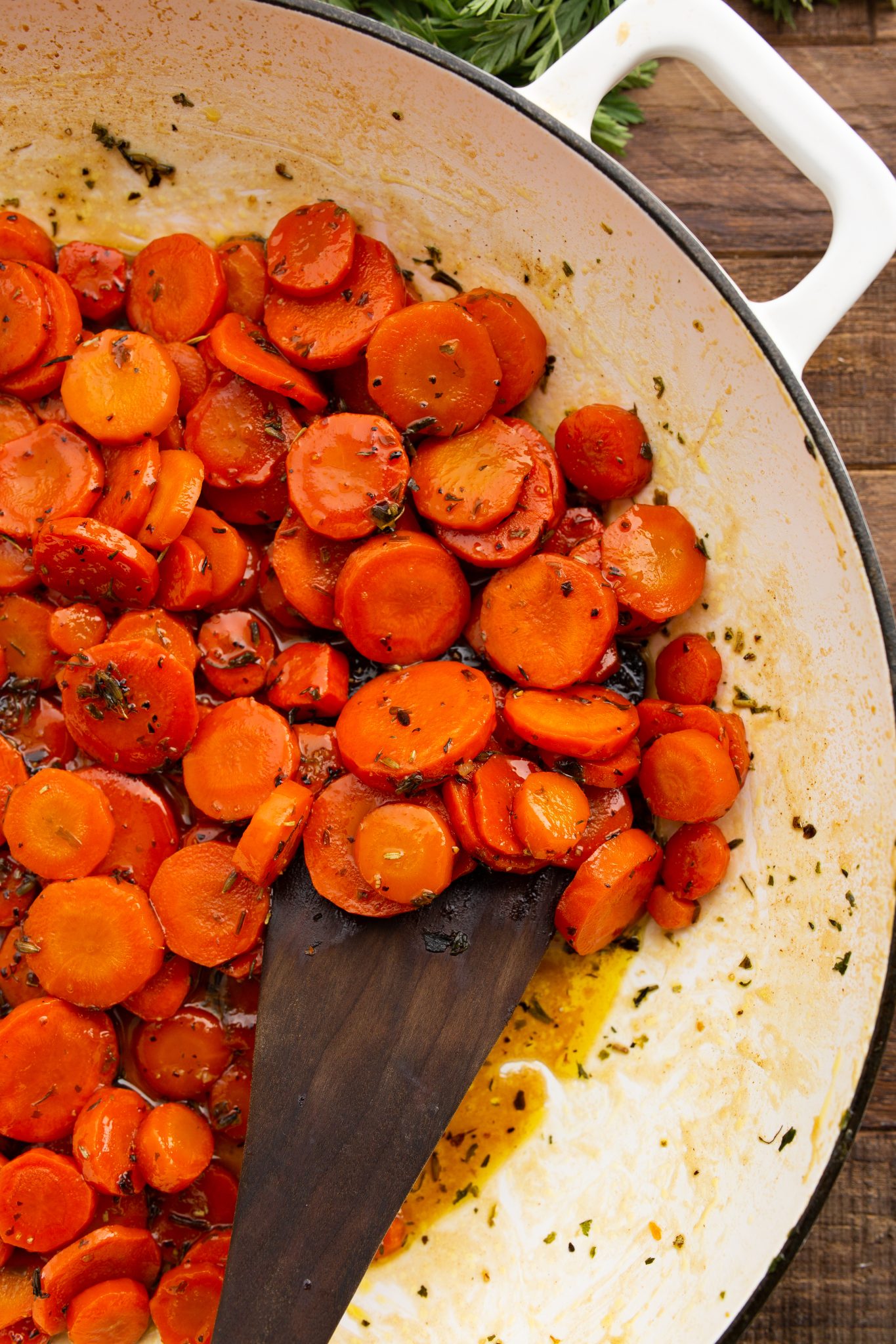Maple Cider Glazed Carrots