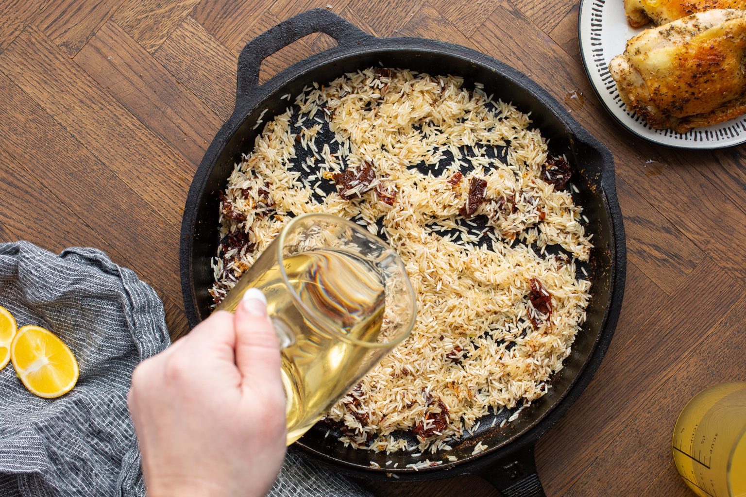 One Pot Lemon Herb Chicken & Rice