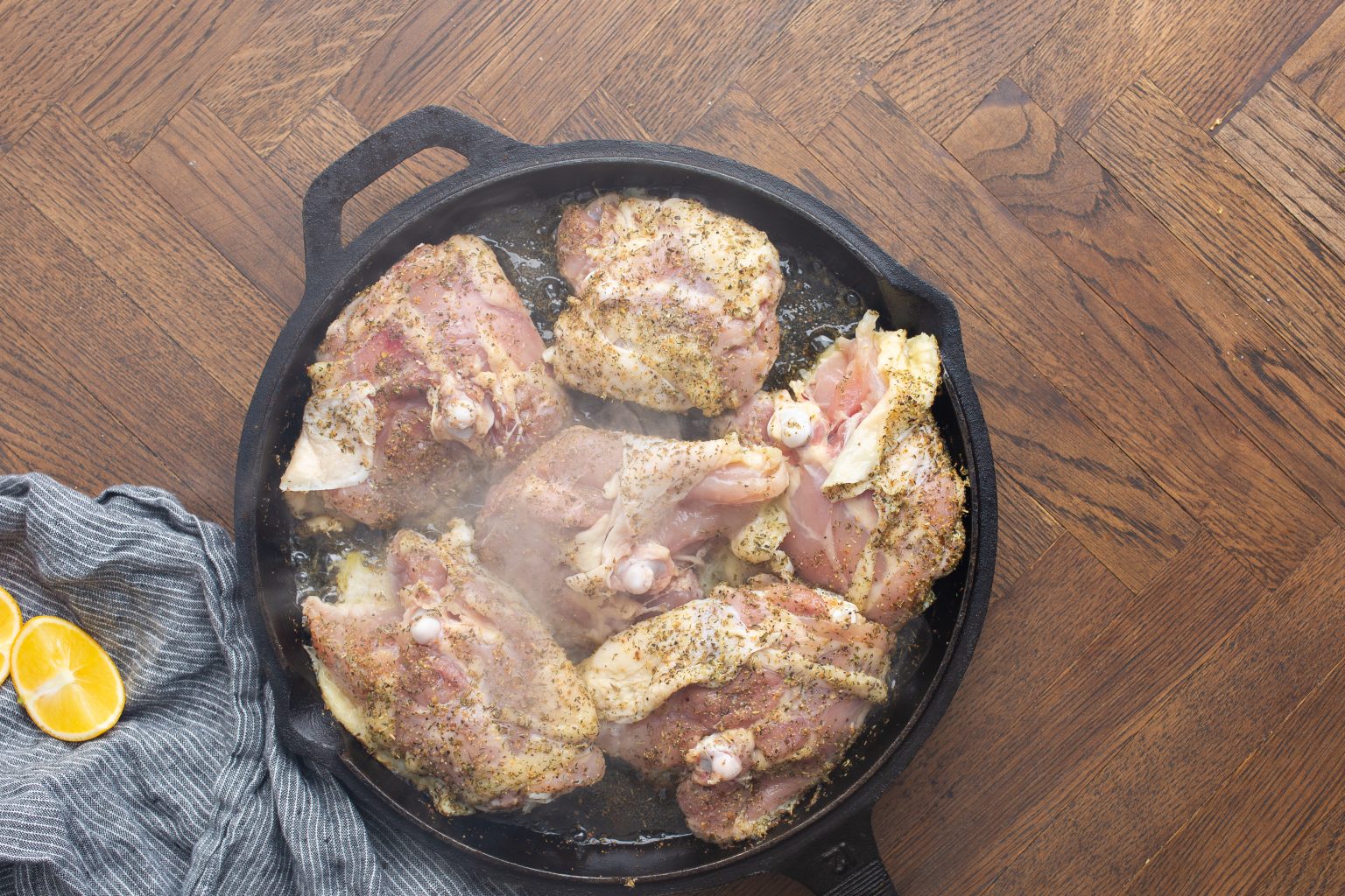 One Pot Lemon Herb Chicken & Rice