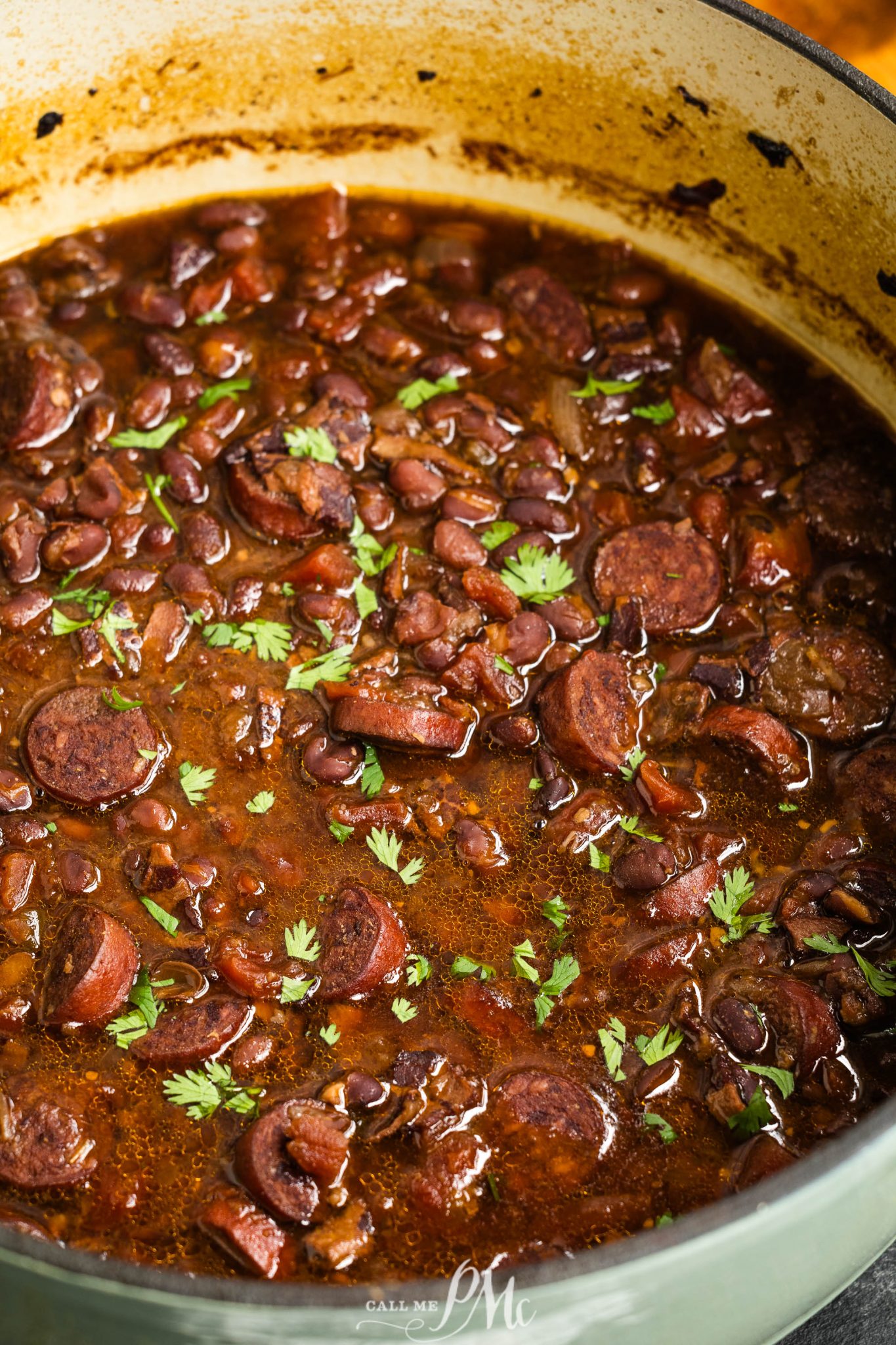 Stovetop Smoked Sausage and Beans