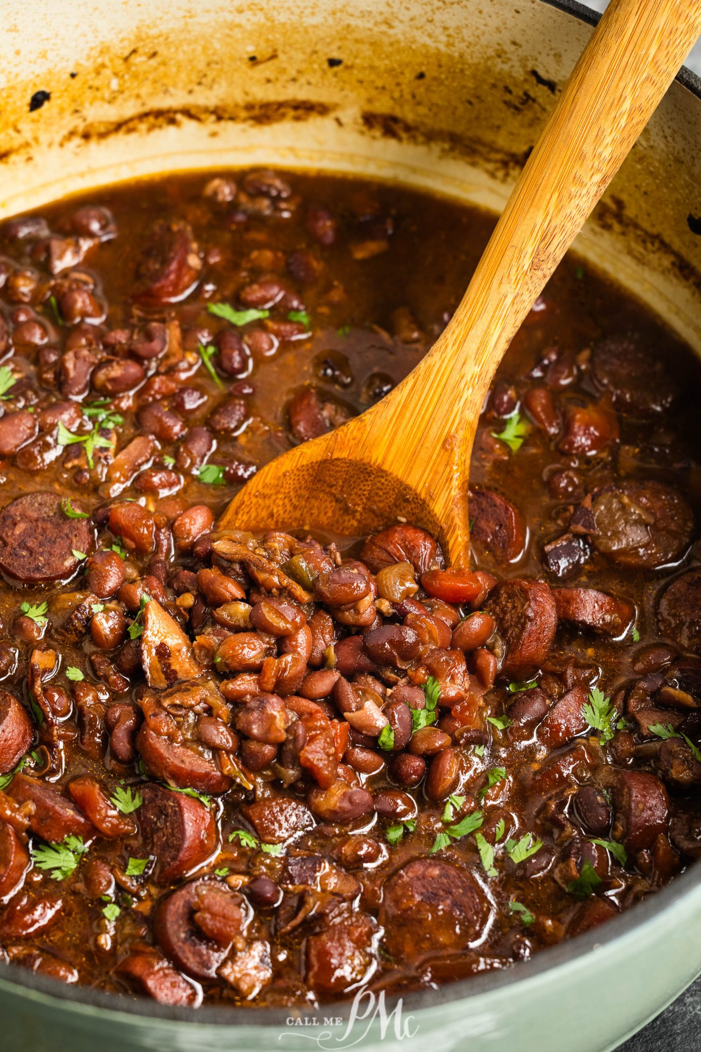 Stovetop Smoked Sausage and Beans