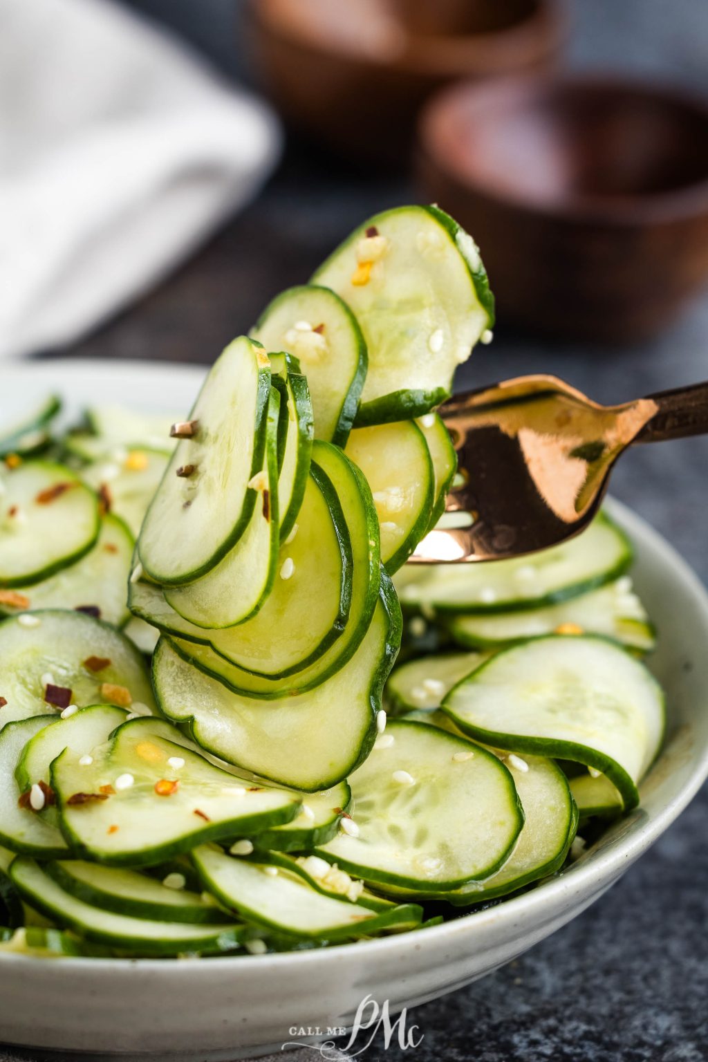 Asian Inspired Cucumber Salad