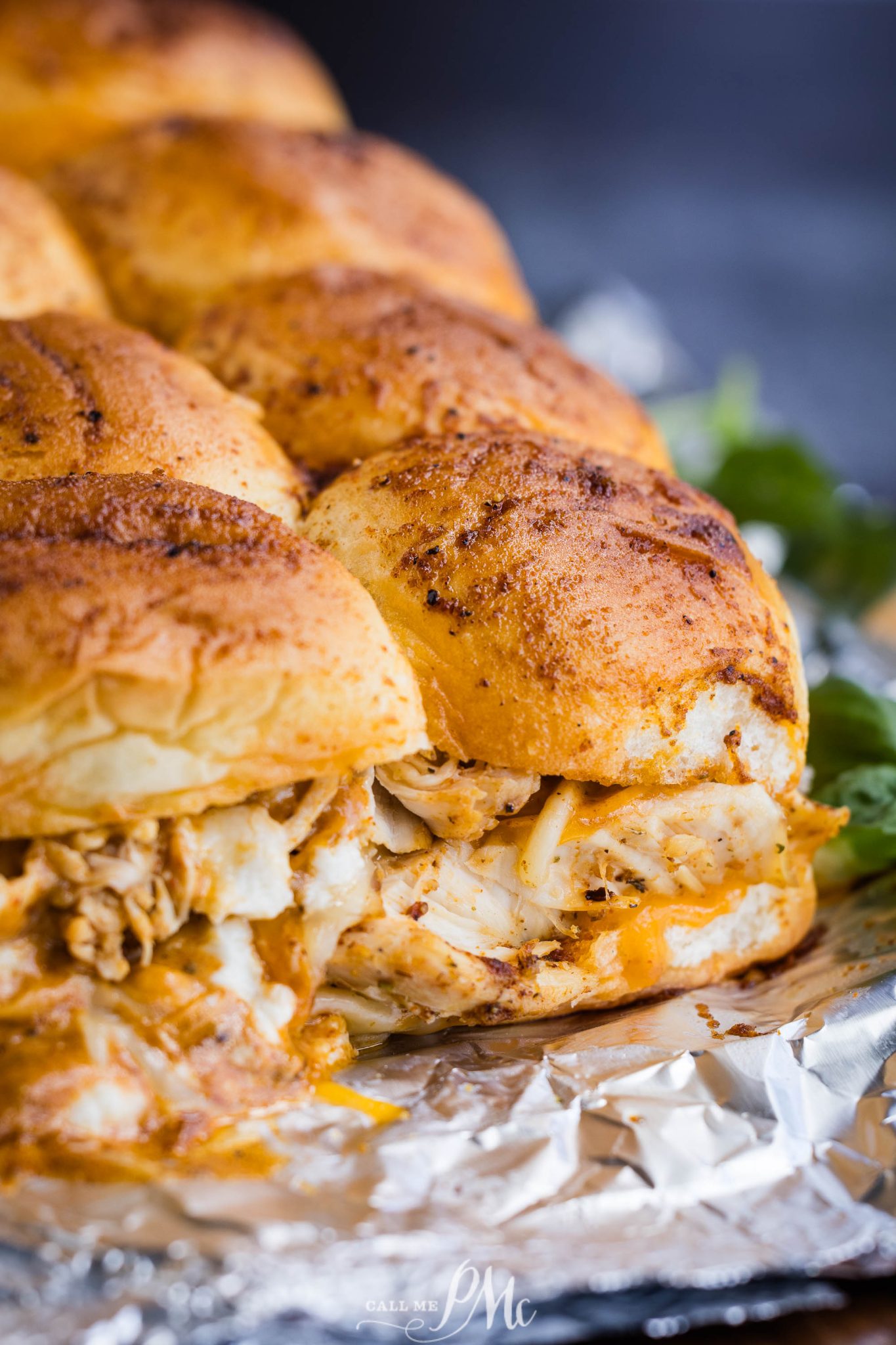 Queso Chipotle Chicken Sliders