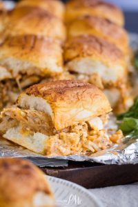 Queso Chipotle Chicken Sliders