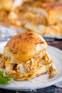 Queso Chipotle Chicken Sliders