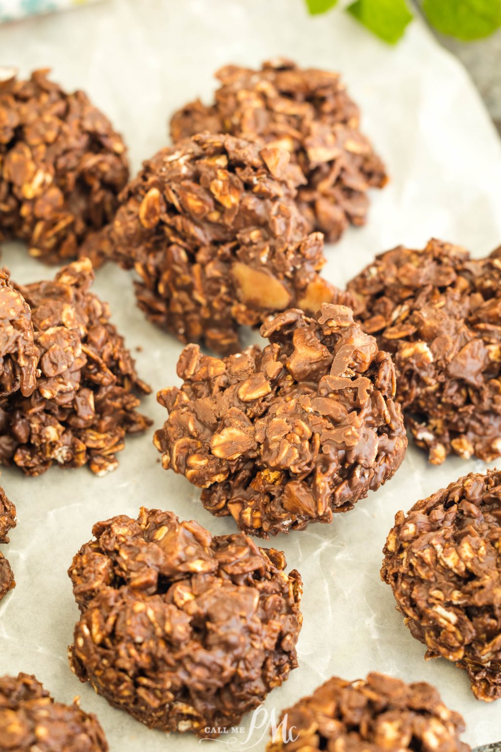 No Bake Toffee Oatmeal Cookies