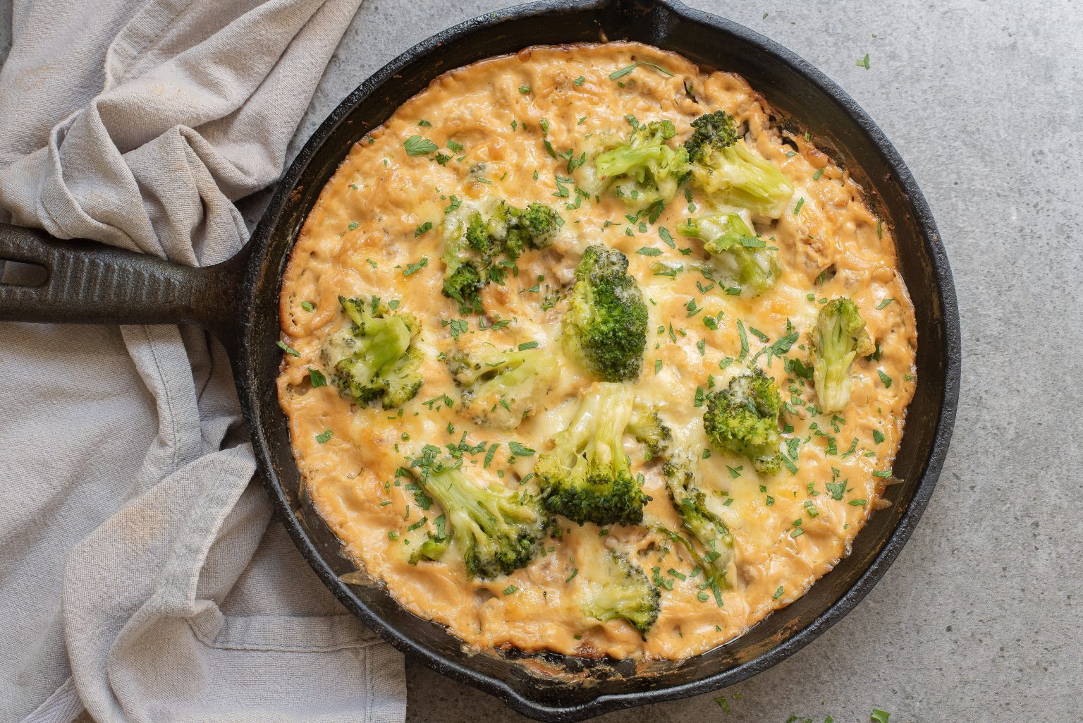 Keto Cheeseburger Broccoli Casserole
