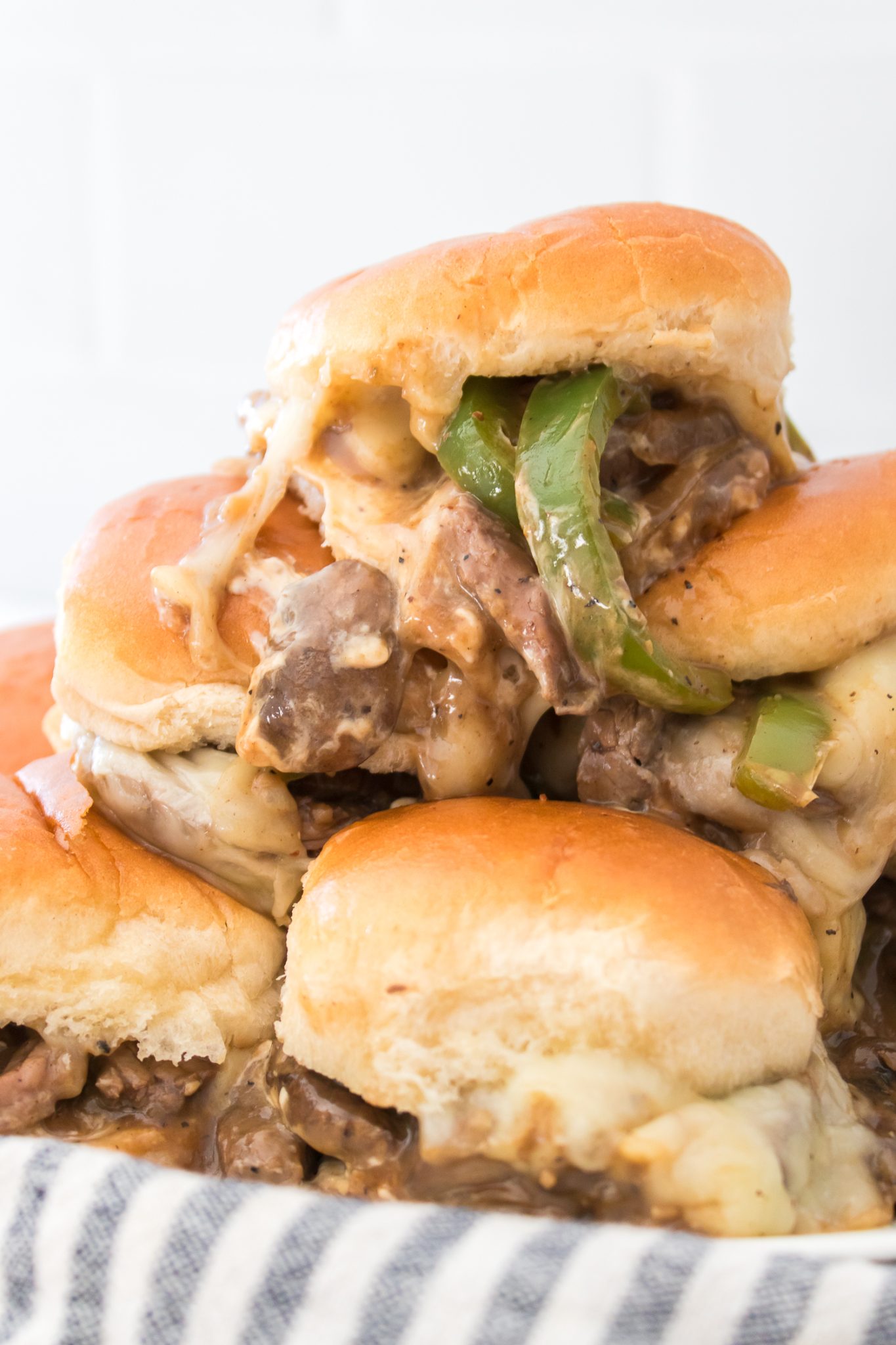 Philly Cheesesteak Sliders