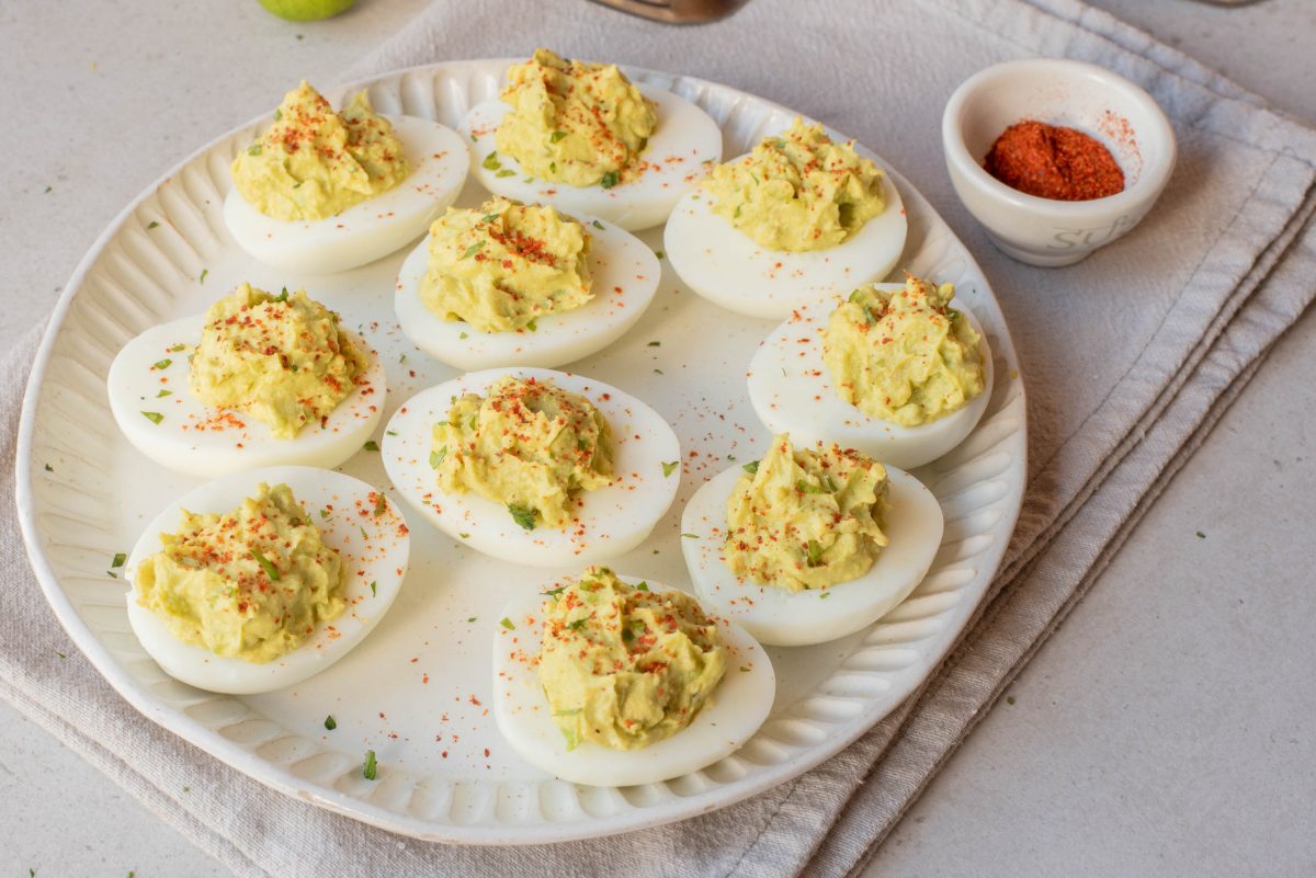 Avocado Deviled Eggs